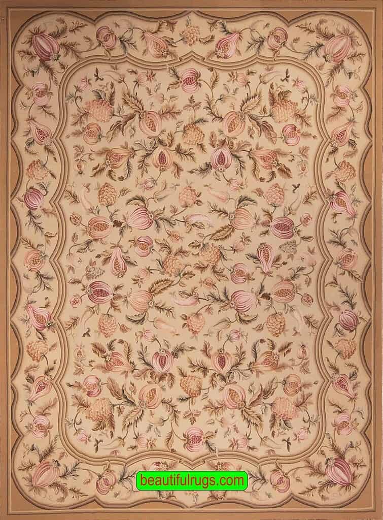 European Style Rug | French Design Rug | Petit Point Rug