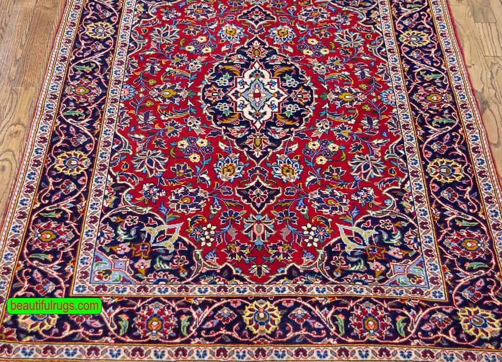 Persian Carpet | Kashan Persian Rug | Rug For Entryway - Chicago