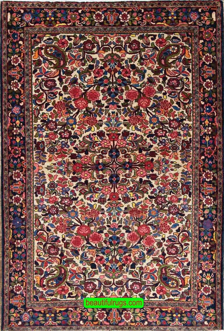 Colorful Rugs - Persian Colorful Rugs Borchalo Floral Accent Rugs