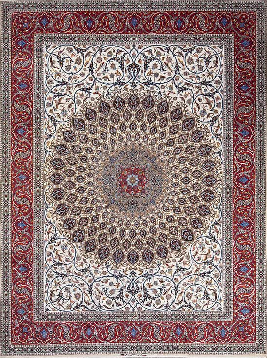 Beautiful Persian Rug | Artful Persian Isfahan Rug - Beautiful Rugs