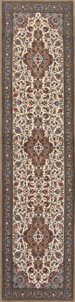 Persian Runner Rug | Beige Persian Qum 10 FT Runner Rug Sale