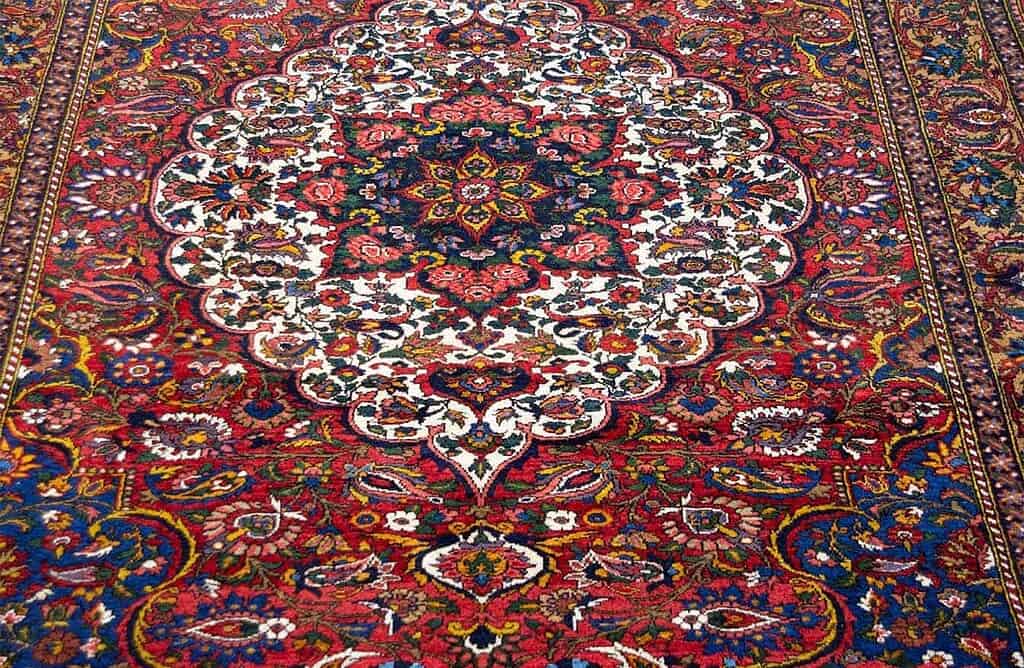 Small Persian Rug | Antique 5x7 Persian Bakhtiari Rug On Sale